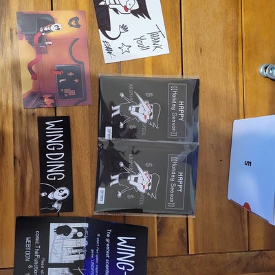 WING DING Button Badges Set of 4 1 - Etsy