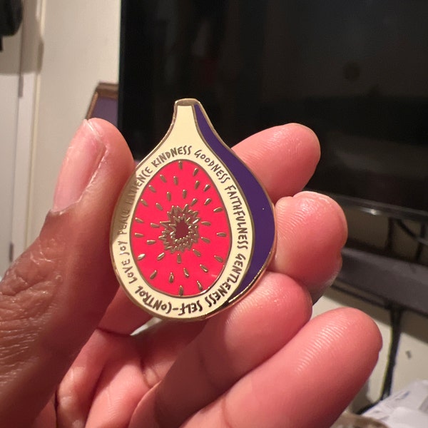 Fig-fruits of the Spirit Enamel Pin - Etsy