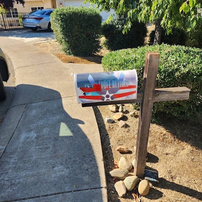 Thin Red Line, Firefighter's Mailbox Wrap, Mailbox Cover - Etsy