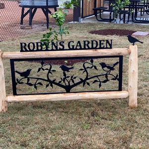 Log Cabin Outdoor Welcome Sign | Etsy