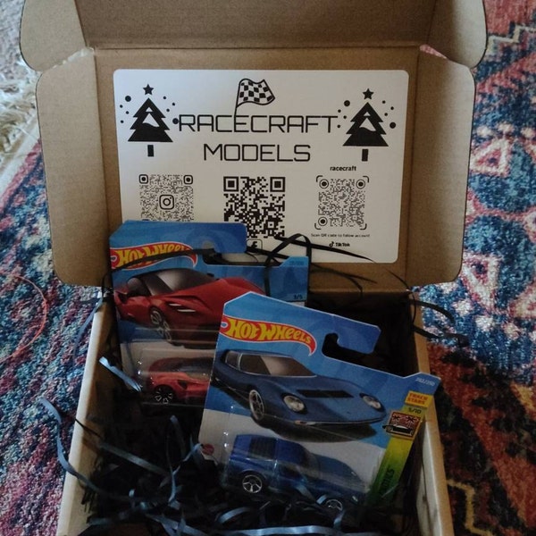 Diecast Car Model and Spec Sheet Box Display Various Model Options Gift ...