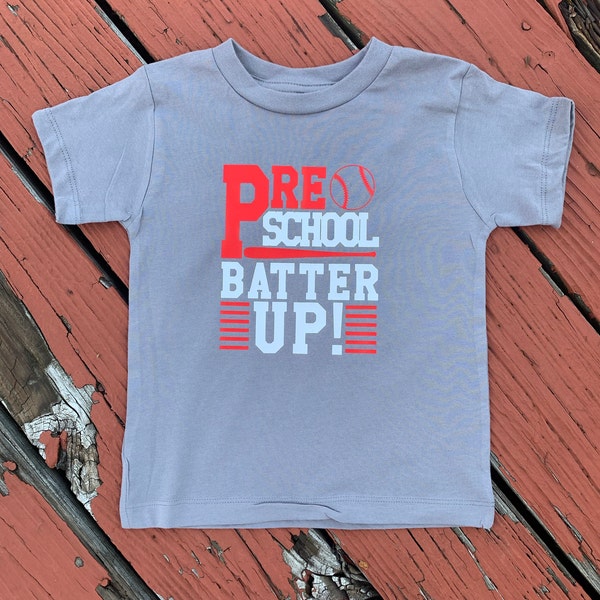 Preschool Batter up Svg Dxf Eps Png Cutting Files for Silhouette Cameo ...