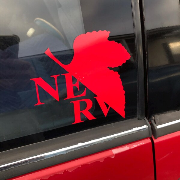 Neon Genesis Evangelion Nerv Anime Vinyl Decal, Car Accessory, Laptop ...