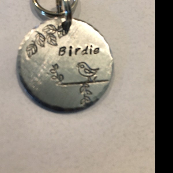 Custom Dog Tag- Pet ID Tag- Cat ID Tag - Little Birdie - Etsy