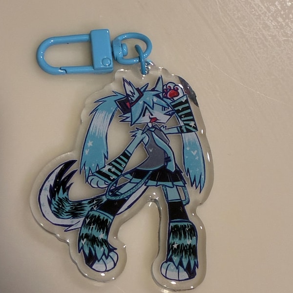 Furry Hatsune Miku Keychain - Etsy