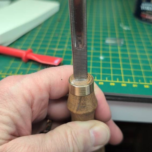 Set of 3 Wood Carving Gouge With Leather Case. Chisels for Woodworkers ...