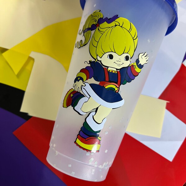 Rainbow Brite 80s Vector SVG Png Dxf Eps Template, for Sublimation ...