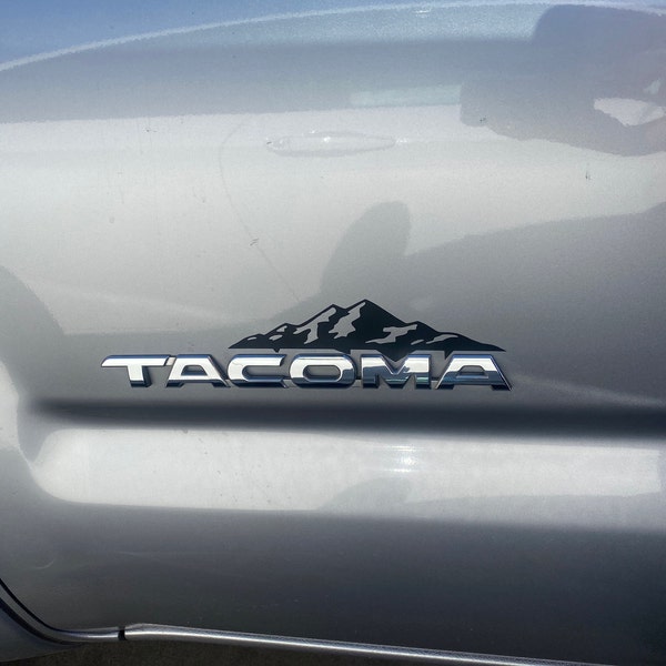 3rd Generation Tacoma Mountain Decals - Vinyl Stickers for Truck Badge ...
