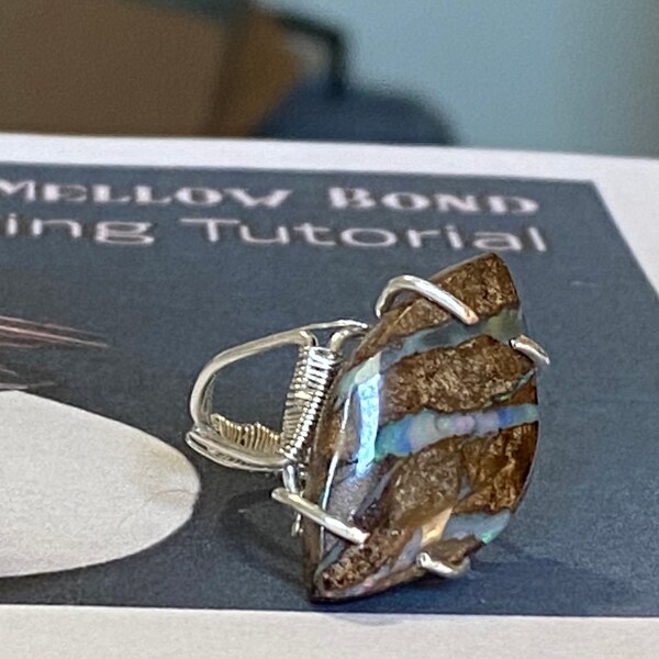 Wire Wrap Tutorial, Wire Wrapping Tutorial, Pattern by Wirearttutorials: Mellow Bond Crystal ...