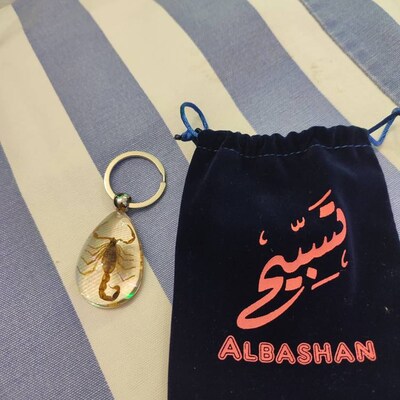 Luminous Scorpion Keychain and Transparent Resin Scorpion Keychain - Etsy