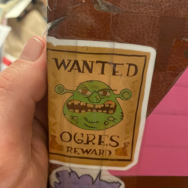 Shrek Sticker, Shrek Svg, Shrek Gift, Meme Sticker, Weather Proof ...