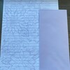 Nice Floral Edged Lined Writing Paper 8.5"x11" 25 Sheets and Color ...