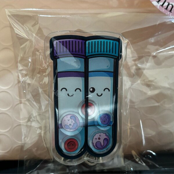 Lab Tech Badge Reel Blood Drawing Badge Holder Laboratory Technician ...