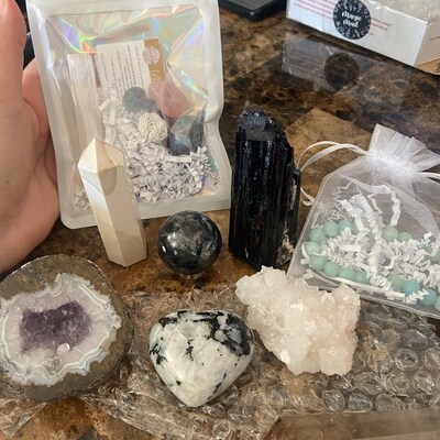 RARE Raw Cobaltoan Calcite Small L Healing Crystal L Third Eye Chakra L ...