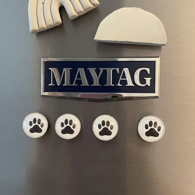 Minimalist Concrete Magnets. Modern Half Moon Fridge Magnets. - Etsy