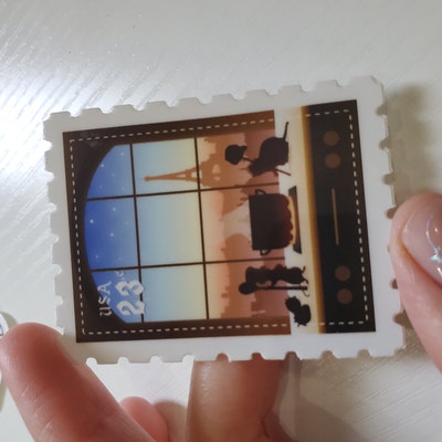 Remy & Emile Postage Stamp Sticker/ Ratatouille Little Chef Paris ...