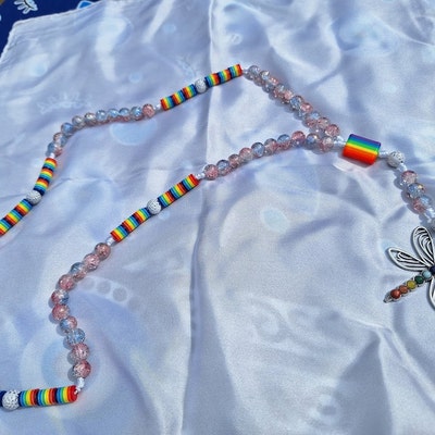 Rainbow Pride Flag Kandi Beads Packs of 5, 10, 20, 30, or 50 Beads. 3D ...