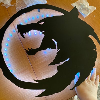 Personalised T-rex Metal Wall LED Light Night Light T Rex - Etsy UK