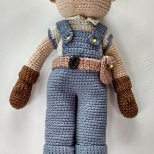 Crochet Pattern for Boy Doll Crochet Engineer Pattern - Etsy UK