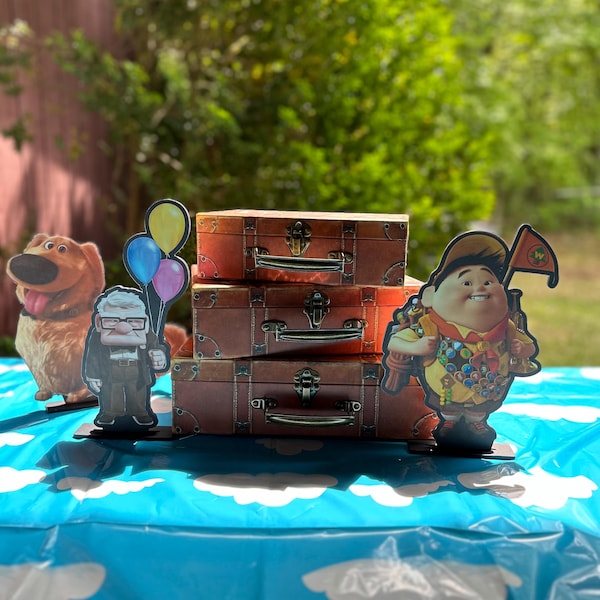 Up Centerpieces, up Party, Carl, Russell,ellie, Dug, Kevin,up Birthday ...