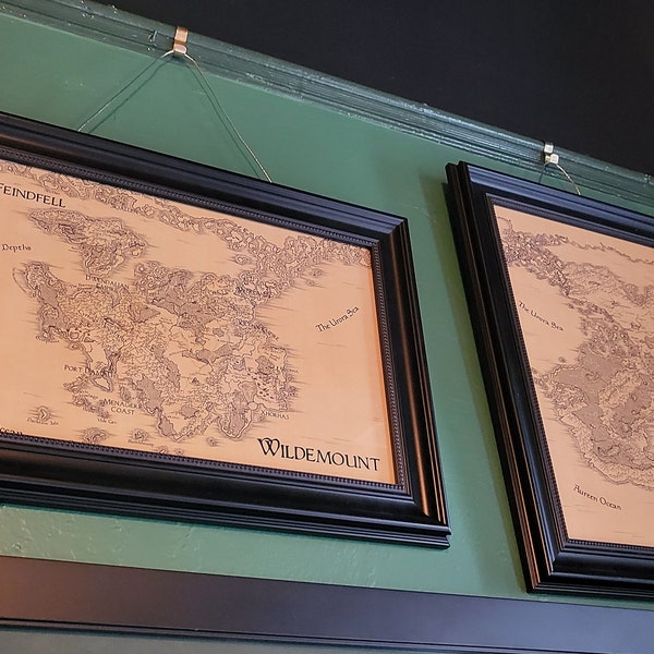 Map of Eora: Pillars of Eternity - Etsy