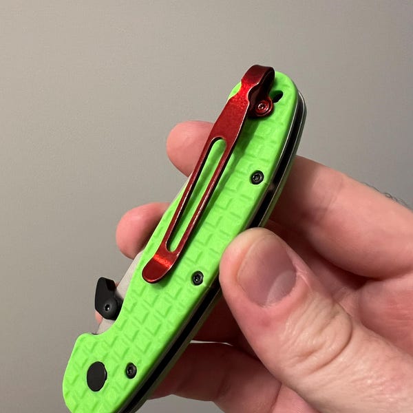 Red Replacement Scale & Pivot Screws for Spyderco Manix 2 G10 Manix XL ...