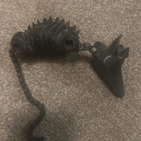 Backrooms Bacteria Entity SCP Flexible Figure, Horror Footage Inspired ...