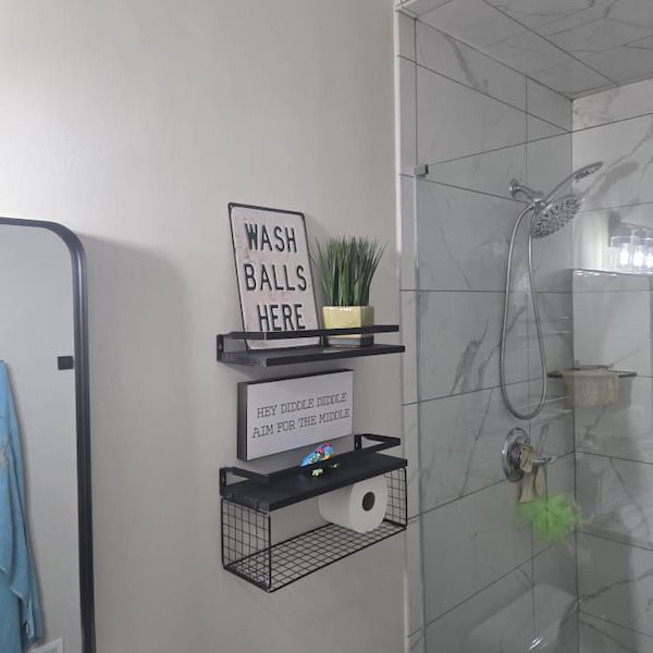 Wash Balls Here Sign, Funny Signs, Golf Decor, Funny Bathroom Sign, Man ...