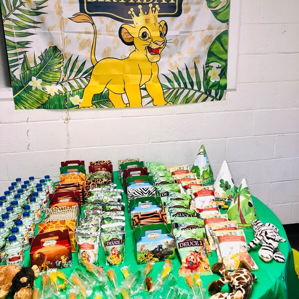Lion King Birthday Party Package, Lion King Birthday Printables, Lion ...