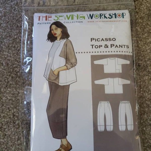 The Picasso Top and Pants Sewing Pattern, Sizes XS-2XL, From the Sewing ...