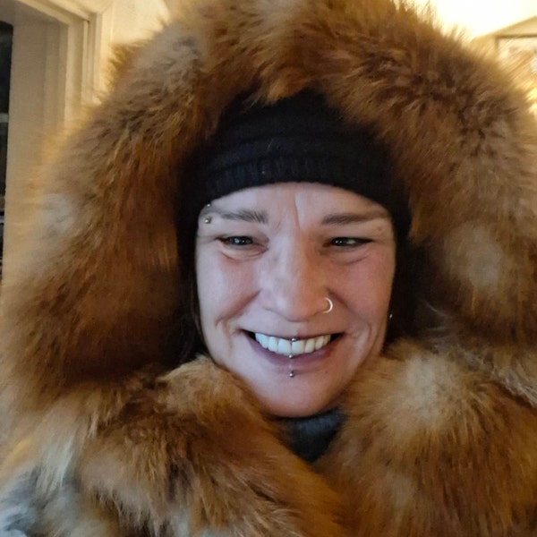 Genuine Crystal Fox Fur Pelt, Super Supple and Lavish as a Fur Stole or ...