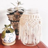 Video Tutorial Medium Macrame Jar Pattern - Etsy Canada