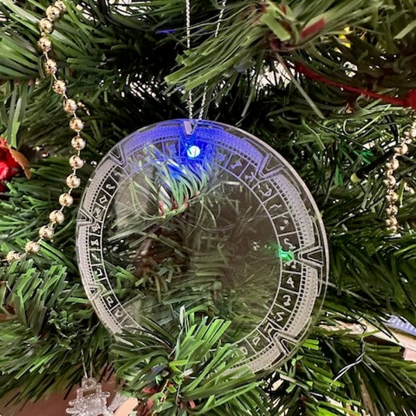 Acrylic Stargate Ornaments (milky Way and Pegasus) From Stargate SG1 ...