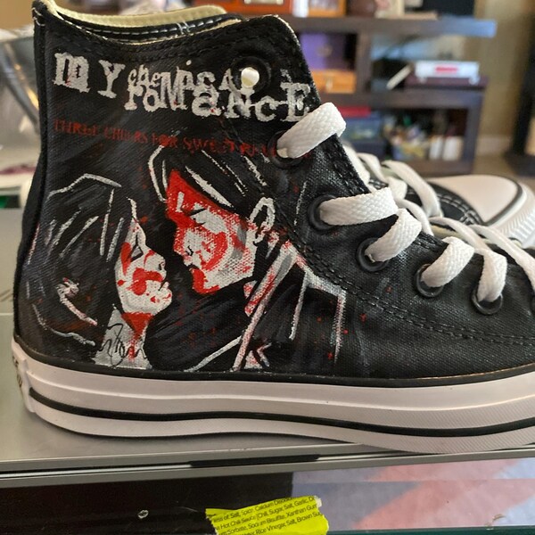 Hand Painted Custom Shoes Converse Art - Etsy