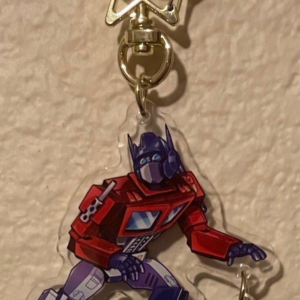 Optimus Prime Basketball Keychain - Etsy