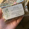 Custom, Personalized Seed Paper Card With Planting Instructions Choose ...