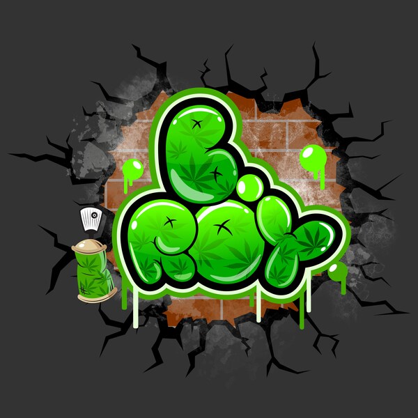 SLIME Rainbow Color Alphabet Letters & Numbers PNG File Transparent ...