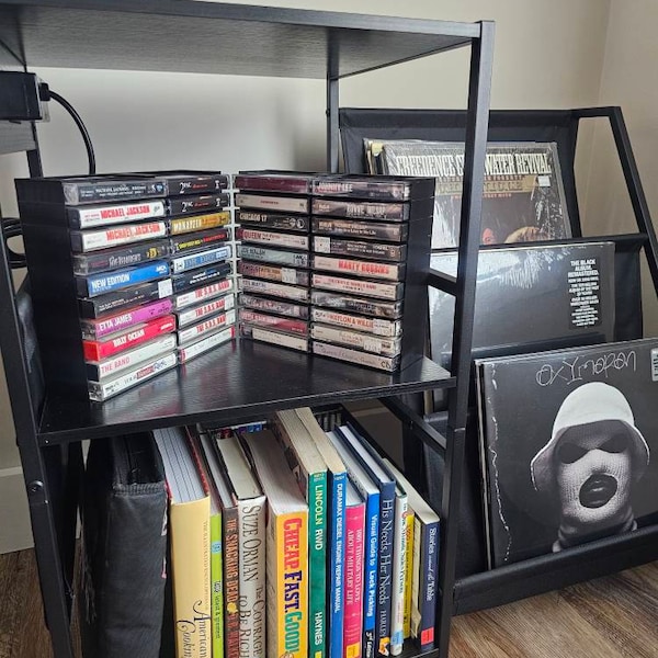 CD Cases Tray holds 18 in a 1x18 Layout Storage/holder/stand/rack/box ...