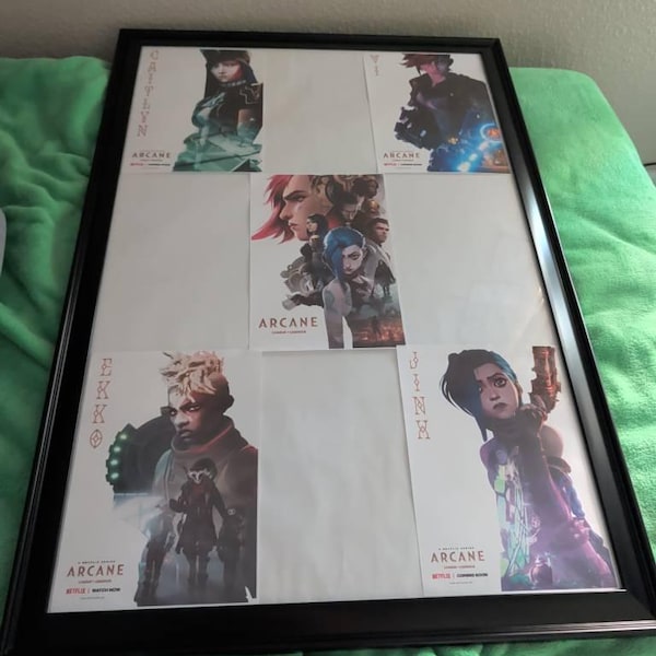 League of Legends Character Posters, Arcane League Animation Movie ...