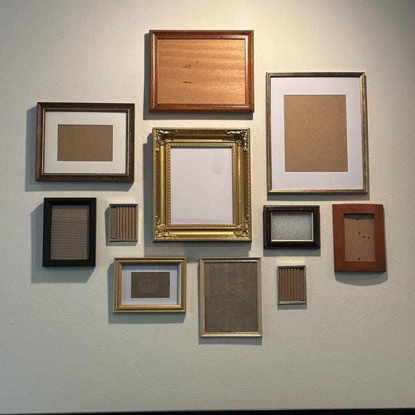 Wood Frames Gallery Wall Frames Vintage Gold Frames Choose Your ...