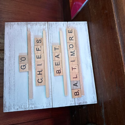 Table Top Sign Style Scrabble Letter Board Message Board Quote Board ...