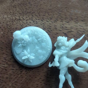 Tiefling Ranger Miniature Twin Goddess Miniatures Tabletop - Etsy