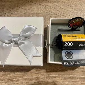 Personalized Camera Film Roll Keychain With Photo Custom Film Roll ...