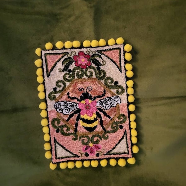 Garden Rabbit- Punch Needle Pattern - Etsy