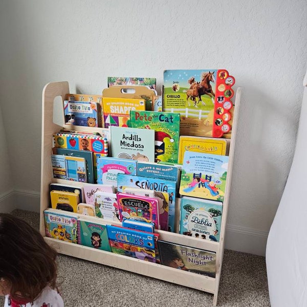 Corner Shelf Montessori Toy Shelf Corner Toyshelf Montessori Wooden ...