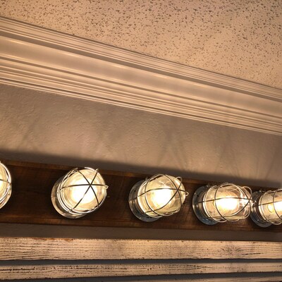 The SEA CAPTAIN Nautical Beach Vanity Light - Etsy