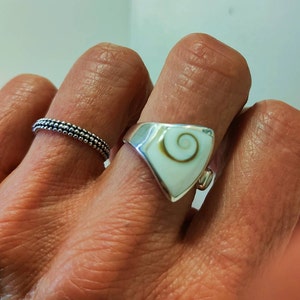 Bone Carved Statement Ring Handcrafted Real Bone Ring Natural Bone ...