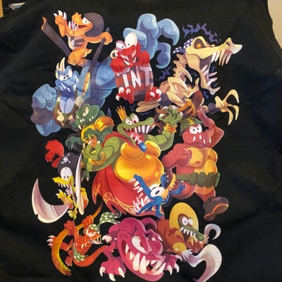 Kremling Krew T-SHIRT // King K. Rool // Donkey Kong Country ...