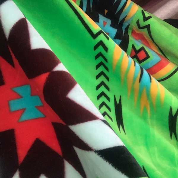 Southwest Native Style Design King Size Super Soft Plush Reversible ...