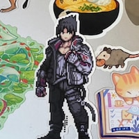 Final Fantasy 16 Pixel Art Stickers | Clive Rosfield Jill Warrick ...